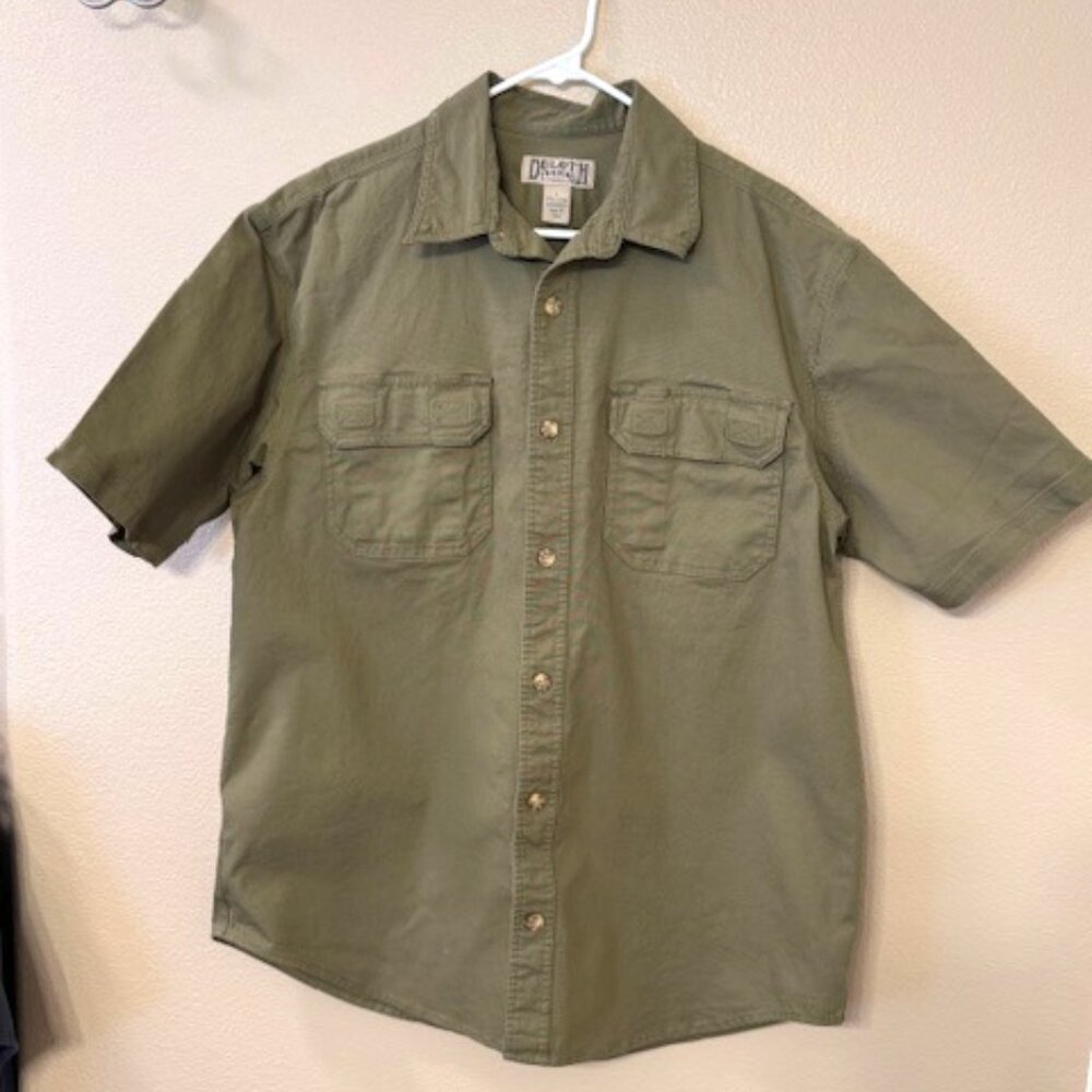 Mens Deluth Flex Fire Hose Short Sleeve Work Shirt Si… - Gem